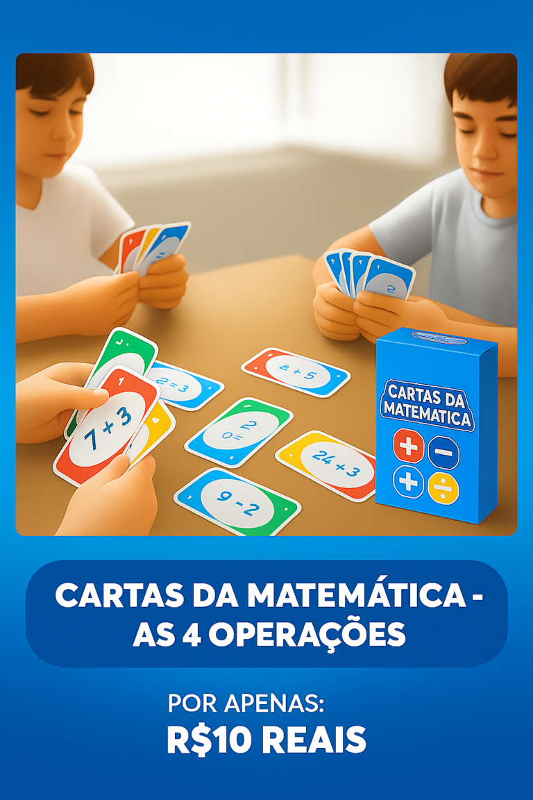 CARTAS DA MATEMÁTICA I @DitadinhoKIDS – Material Escolar I DitadinhoKids