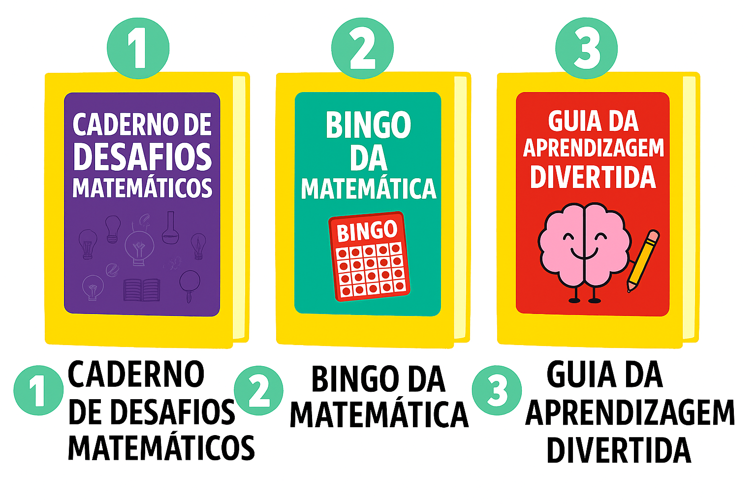 JOGO DE CARTAS DA MATEMÁTICA I @DitadinhoKIDS – Material Escolar I ...